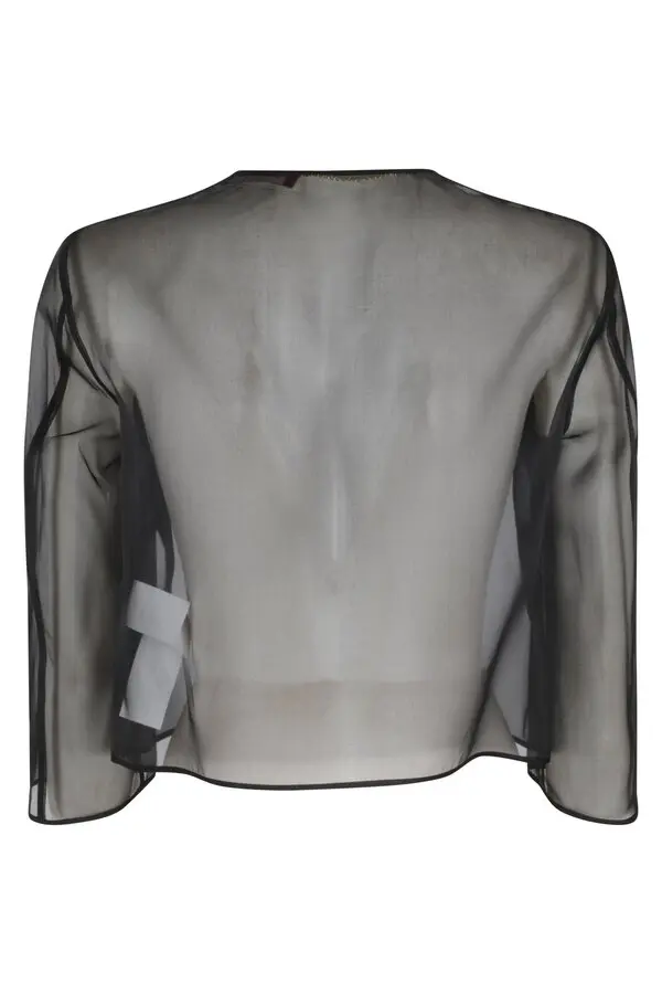 Max Mara Short Shawl Jacket - Gray