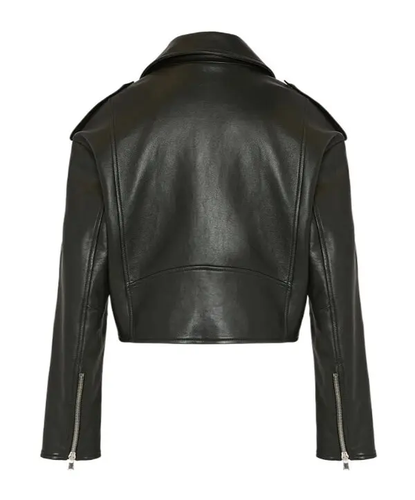 YVES SALOMON Lambskin Biker Jacket