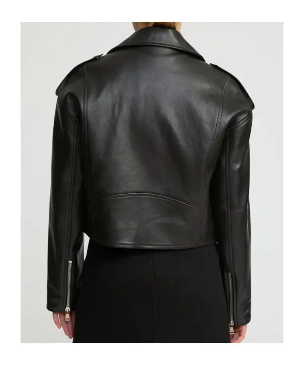 YVES SALOMON Lambskin Biker Jacket