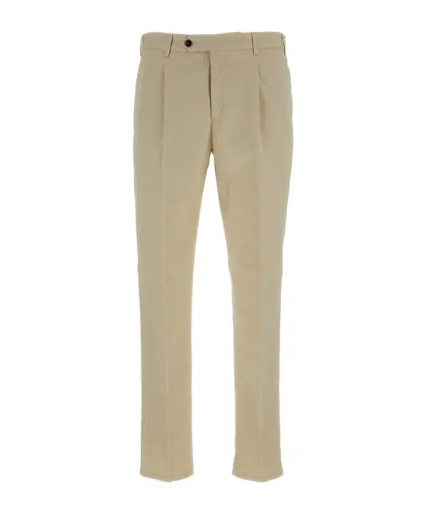 PT TORINO Pleated Trousers - Beige