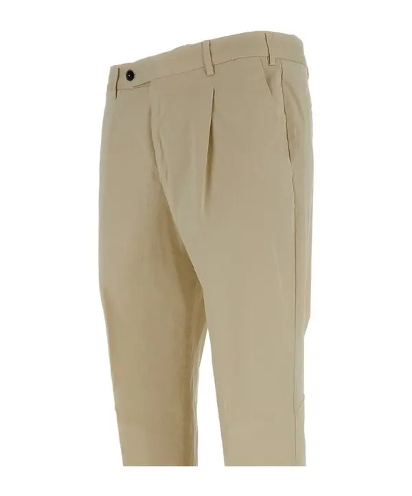 PT TORINO Pleated Trousers - Beige