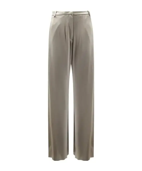 ALYSI Flared Tailored Trousers - Gray