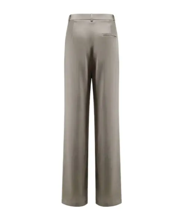 ALYSI Flared Tailored Trousers - Gray