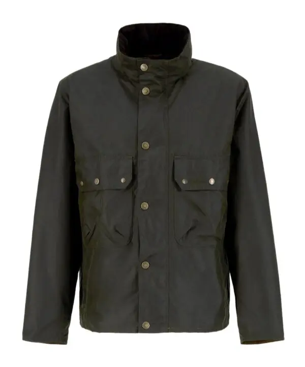 Barbour Field Snap-front Jacket - Black