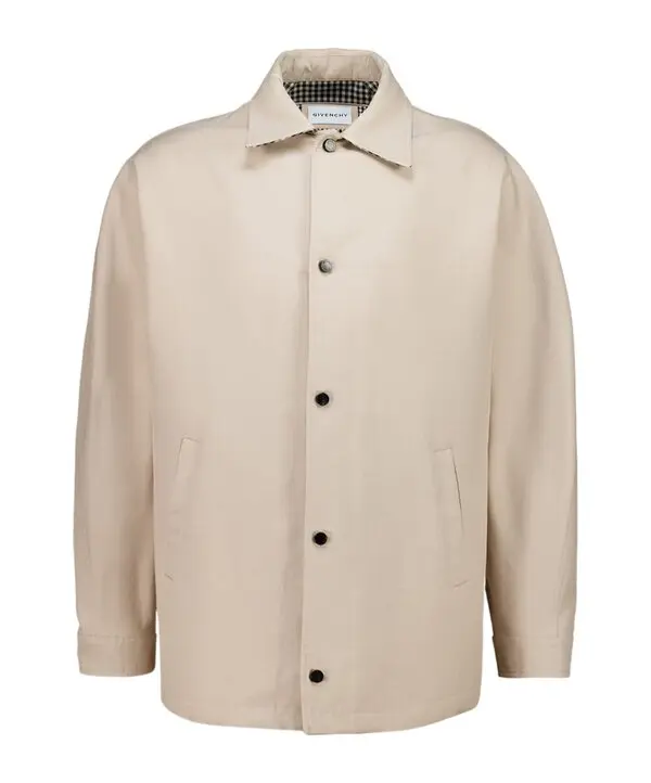 Givenchy Logo Patch Long-sleeved Shirt