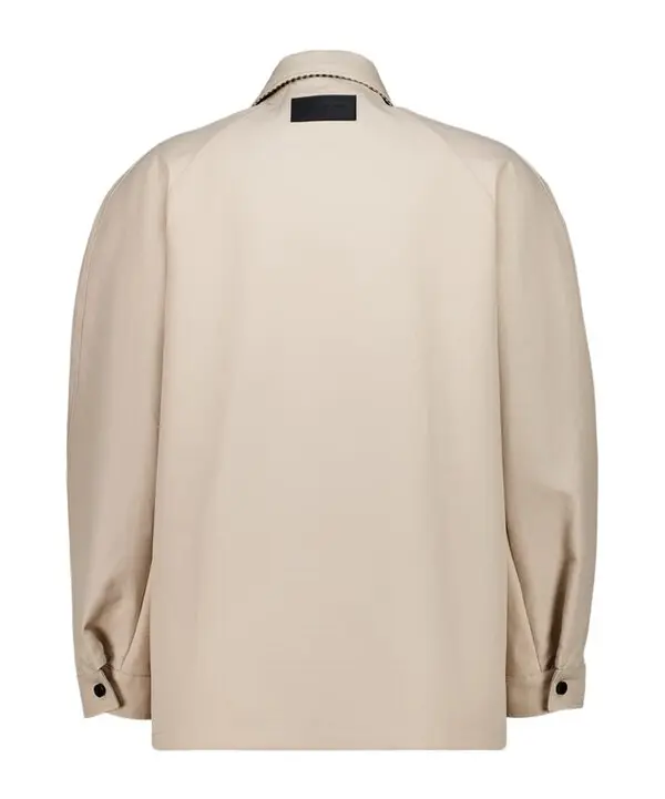 Givenchy Logo Patch Long-sleeved Shirt