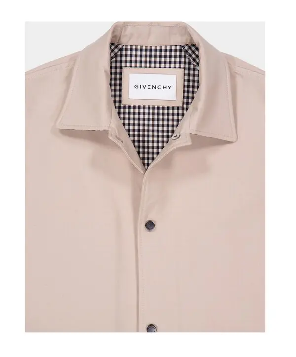 Givenchy Logo Patch Long-sleeved Shirt