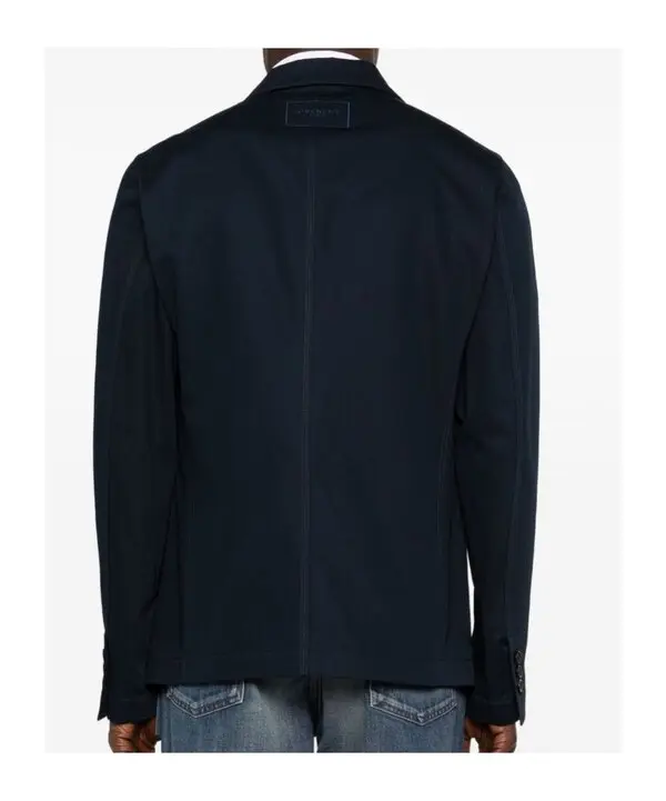 Givenchy Single-breasted Deconstructed Cotton Jacket