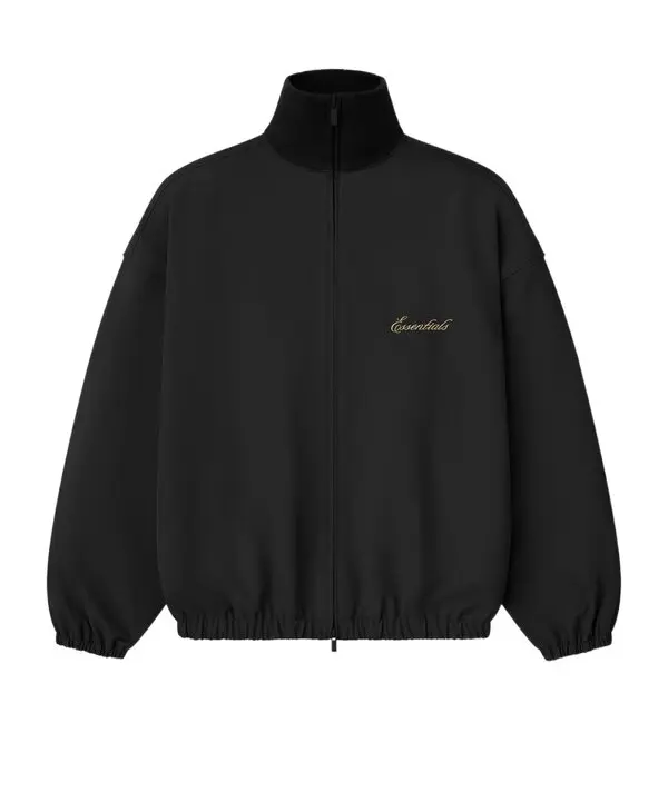 Fear Of God Signature Full Zip Track Jacket - Vintage Black