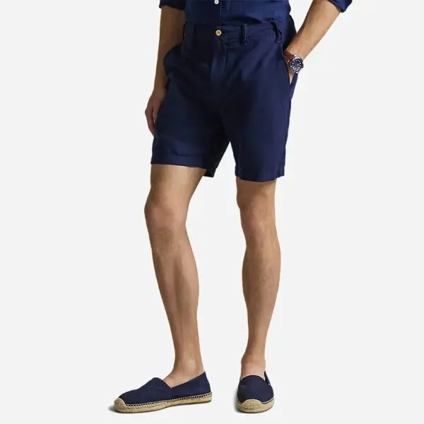 Polo Ralph Lauren Linen Cotton Shorts - Blue