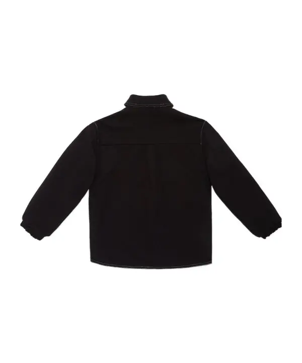 Fendi Reversible Ff Logo Embroidered Shirt Jacket