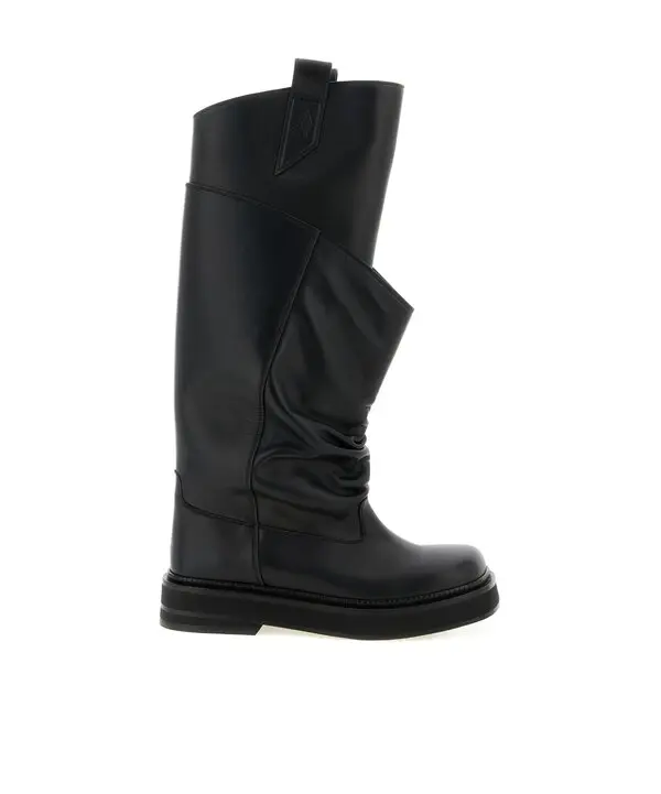 Attico Knee-high Boots - Black