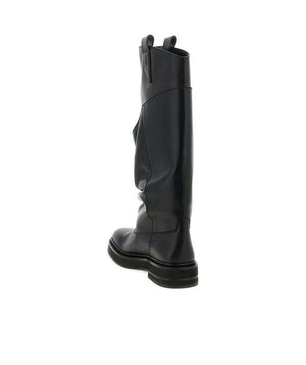 Attico Knee-high Boots - Black