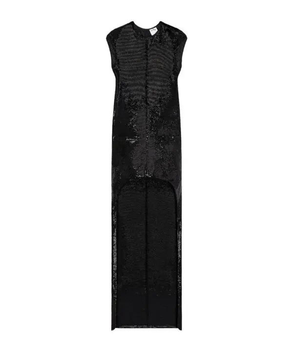 COURREGES Sequined Embellished Maxi Dress