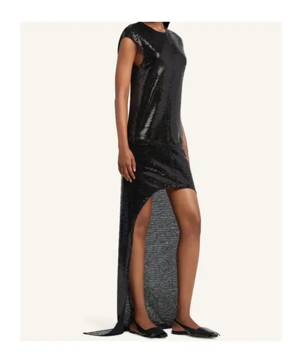 COURREGES Sequined Embellished Maxi Dress