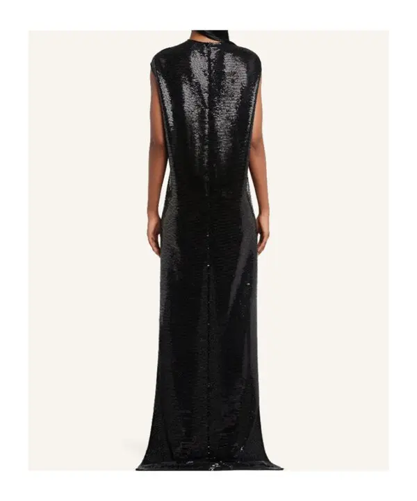 COURREGES Sequined Embellished Maxi Dress