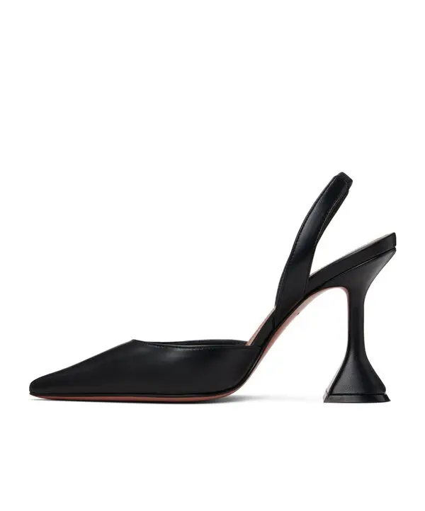 Amina Muaddi Holli 95 Sling Pointed-toe High-heeled Sandals