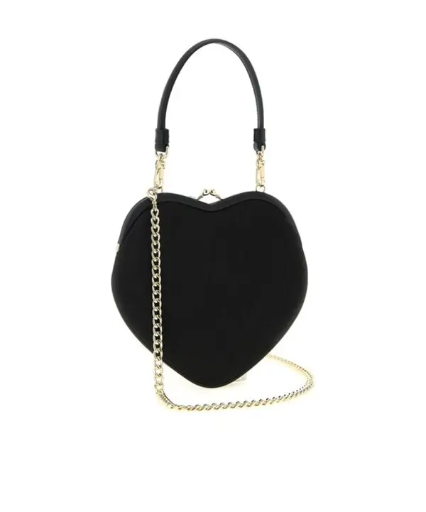 VIVIENNE WESTWOOD Belle Heart Frame Purse - Black
