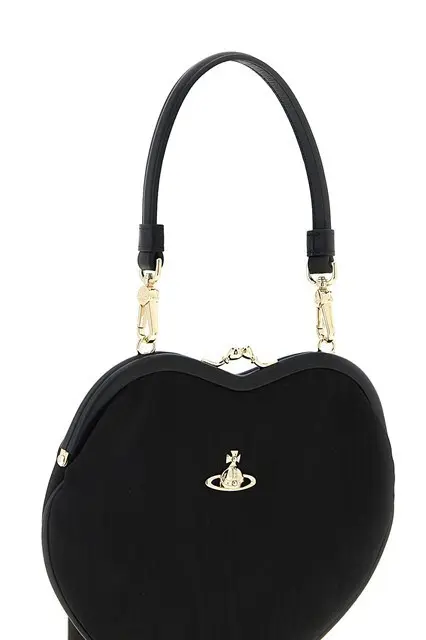 VIVIENNE WESTWOOD Belle Heart Frame Purse - Black
