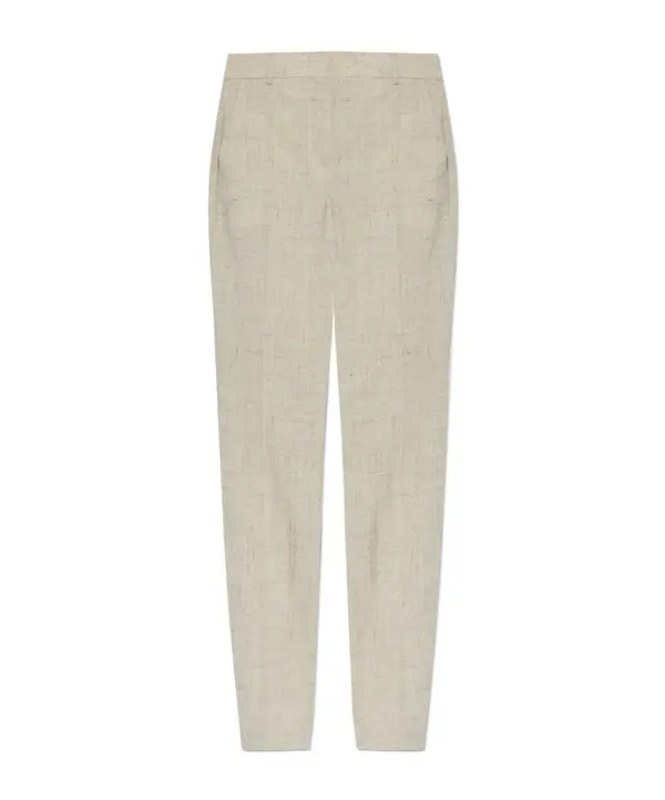 Moschino Straight-leg Tailored Pants With Belt Loops