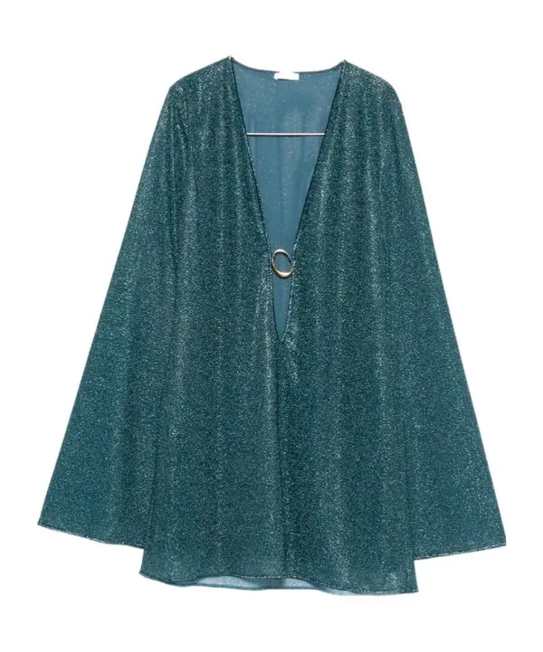 Oseree Long-sleeved Dress - Blue