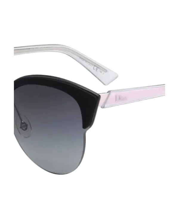 Dior Logo Embellished Sunglasses - Black