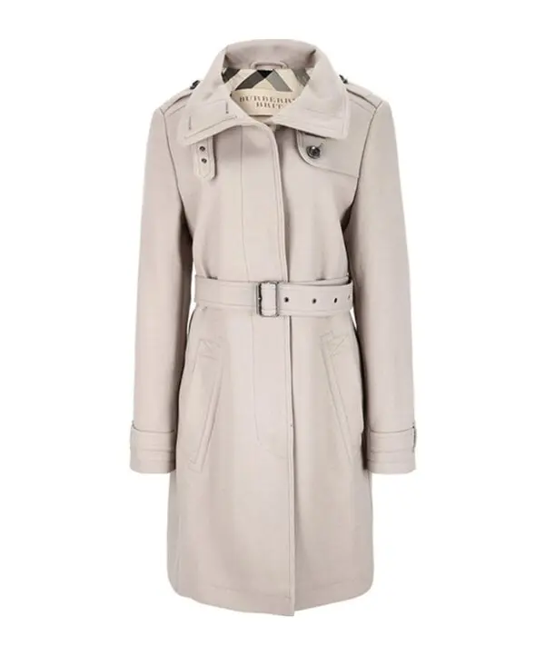 Burberry Long-sleeved Belted Windbreaker
