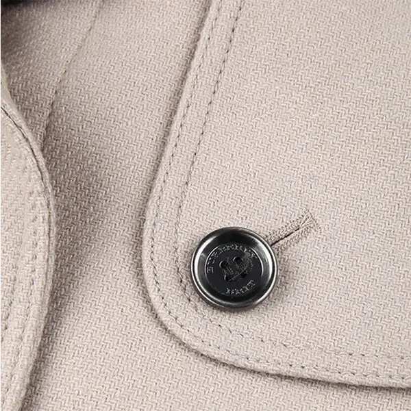 Burberry Long-sleeved Belted Windbreaker