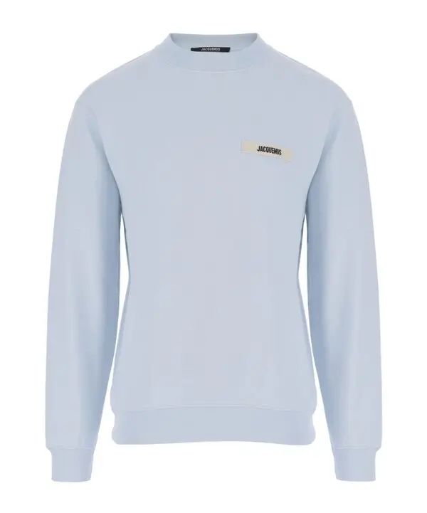 Jacquemus Logo Patch Crewneck Sweatshirt - White