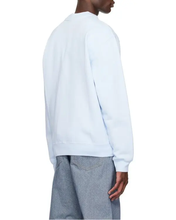 Jacquemus Logo Patch Crewneck Sweatshirt - White
