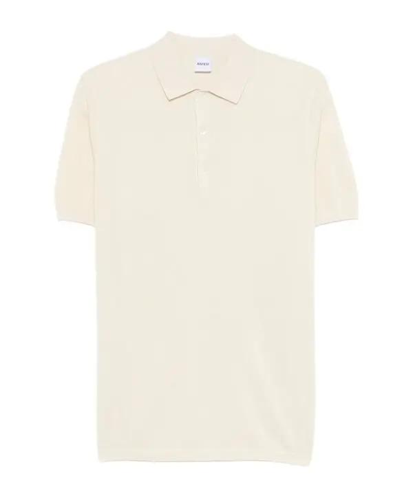Aspesi Short Sleeve Polo Shirt - White