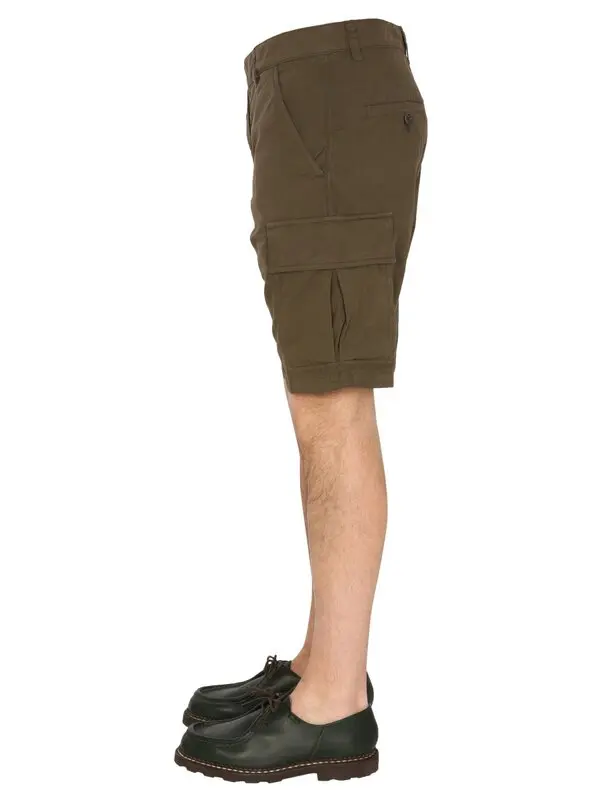 Aspesi Cargo Bermuda Shorts - Brown