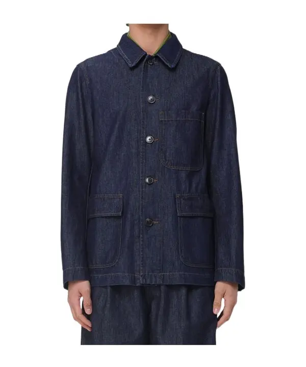 Dries Van Noten Long-sleeved Denim Jacket - Black