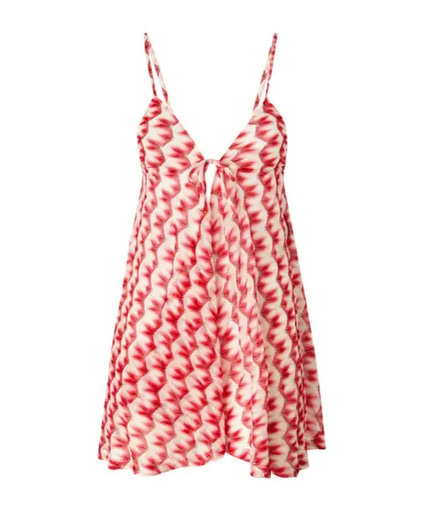 Missoni Tie-front Graphic Beach Jumpsuit - Pink