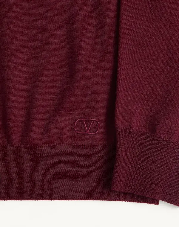 Valentino Garavani Vlogo Long-sleeve Polo Shirt