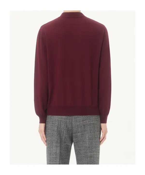 Valentino Garavani Vlogo Long-sleeve Polo Shirt