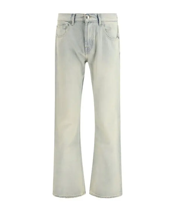 7 For All Mankind Mid-rise Bootcut Jeans - White