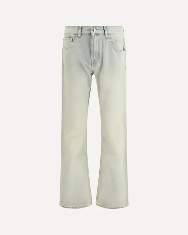 7 For All Mankind Mid-rise Bootcut Jeans - White