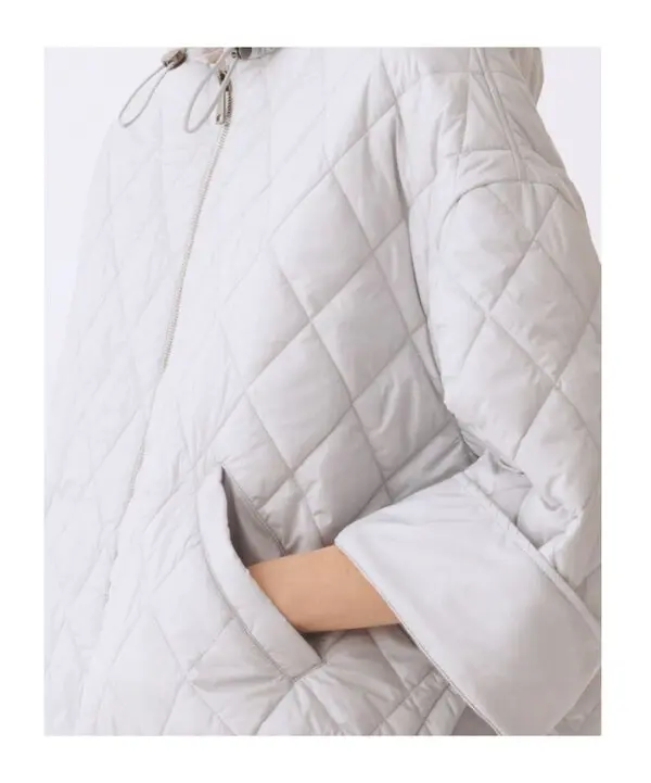 Fabiana Filippi Quilted Hooded Jacket - White