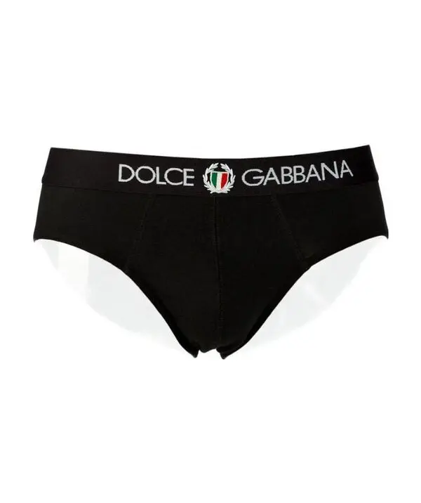 Dolce & Gabbana Logo Detail Panties - Black