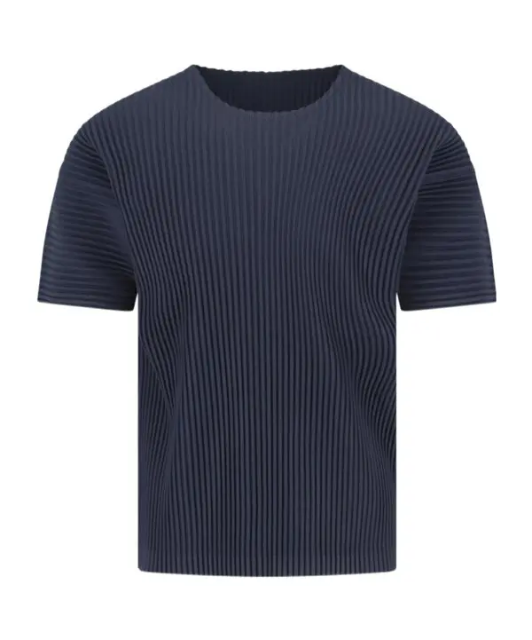 Issey Miyake Homme Plissé Pleated T-shirt - Black