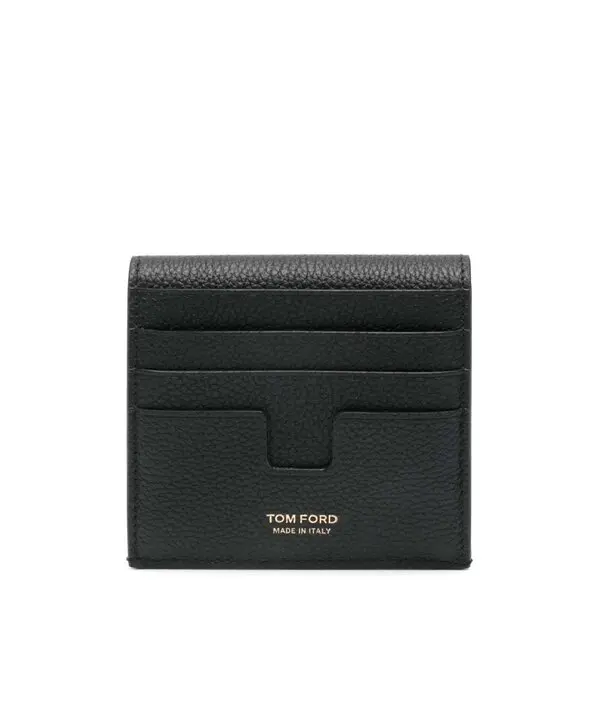 TOM FORD Logo-detail Snap-button Wallet