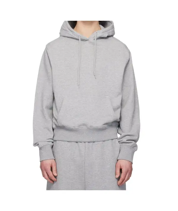 ENTIRE STUDIOS Drawstring Kangaroo-pocket Hoodie - Grey