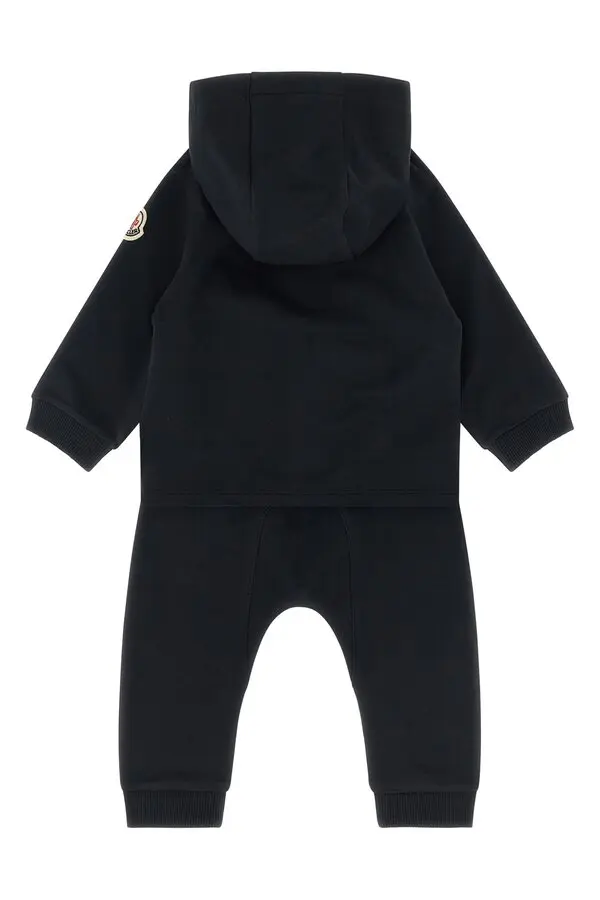 Moncler Zipped Hooded Sweatshirt And Track Pants Set