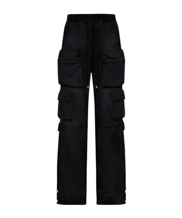 Amiri Distressed Cargo Jeans - Black