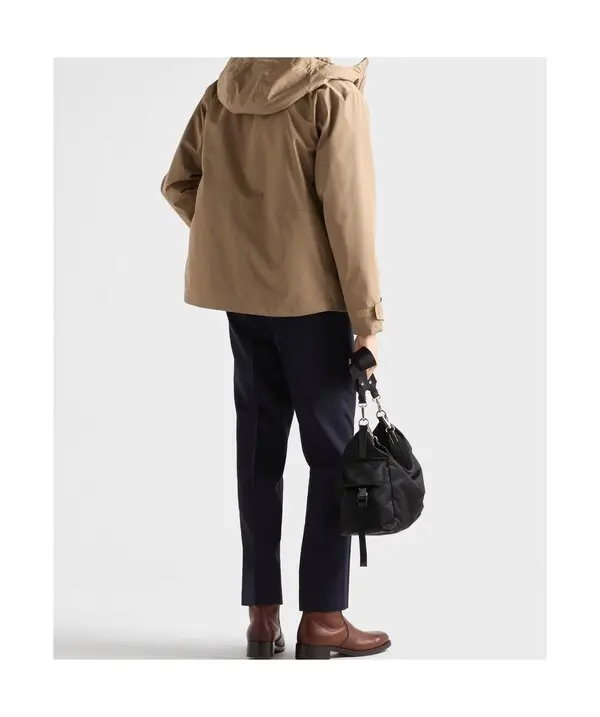 Prada Pleated Tailored Trousers - Navy