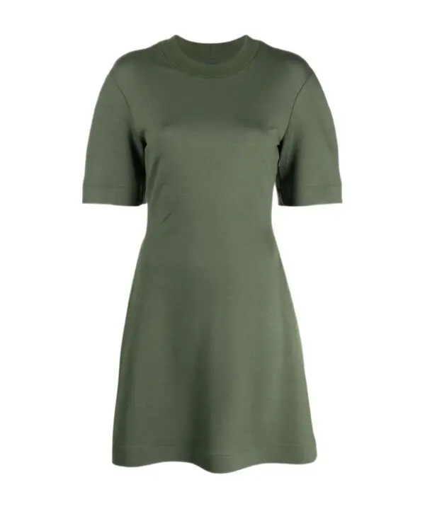 Alexander McQueen Logo Print Mini Dress