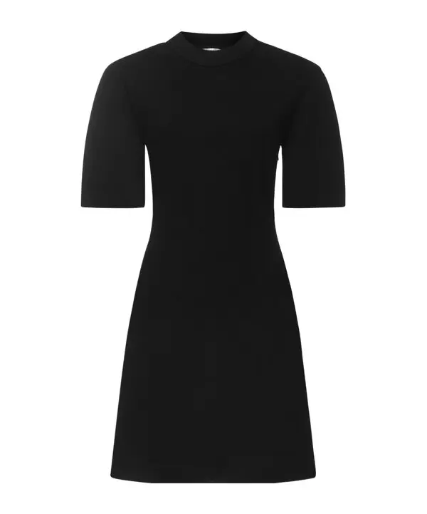 Alexander McQueen Logo Print Mini Dress - No
