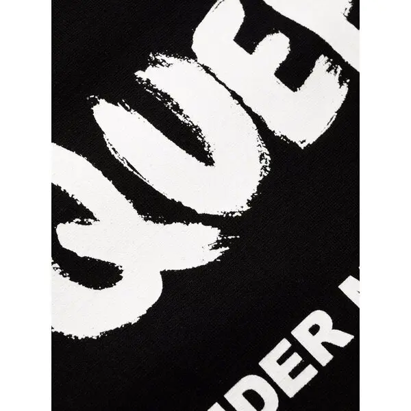 Alexander McQueen Logo Print Mini Dress
