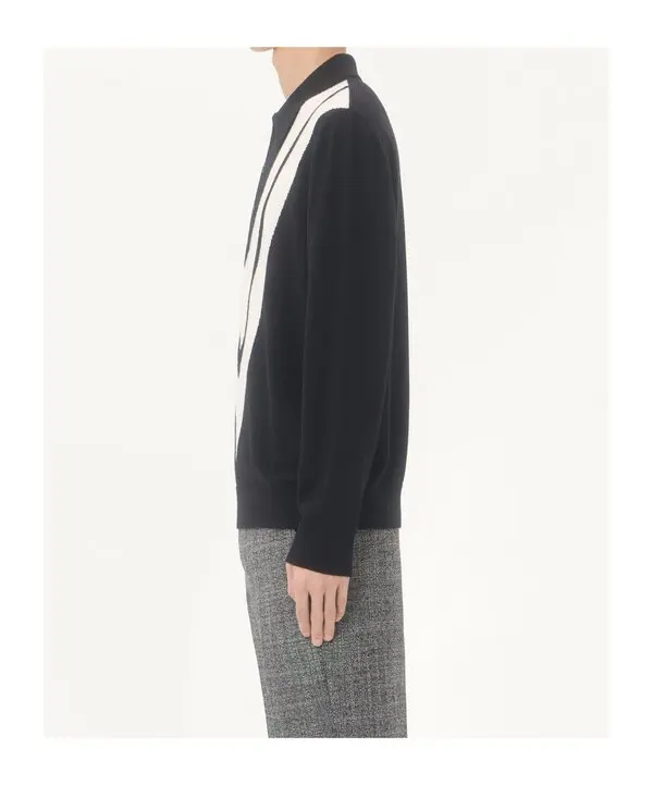 Valentino Garavani Wool Polo Shirt With Inlaid V